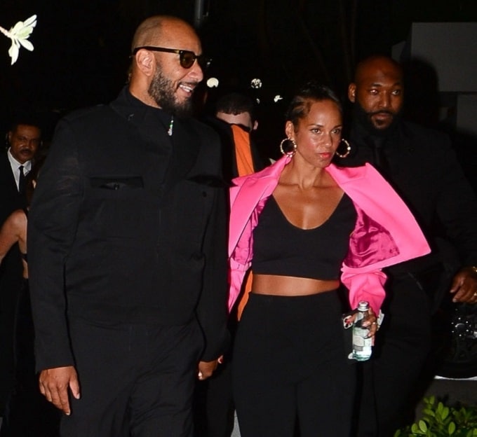 Alicia Keys fue la sensación en el cumpleaños de un magnate en Miami