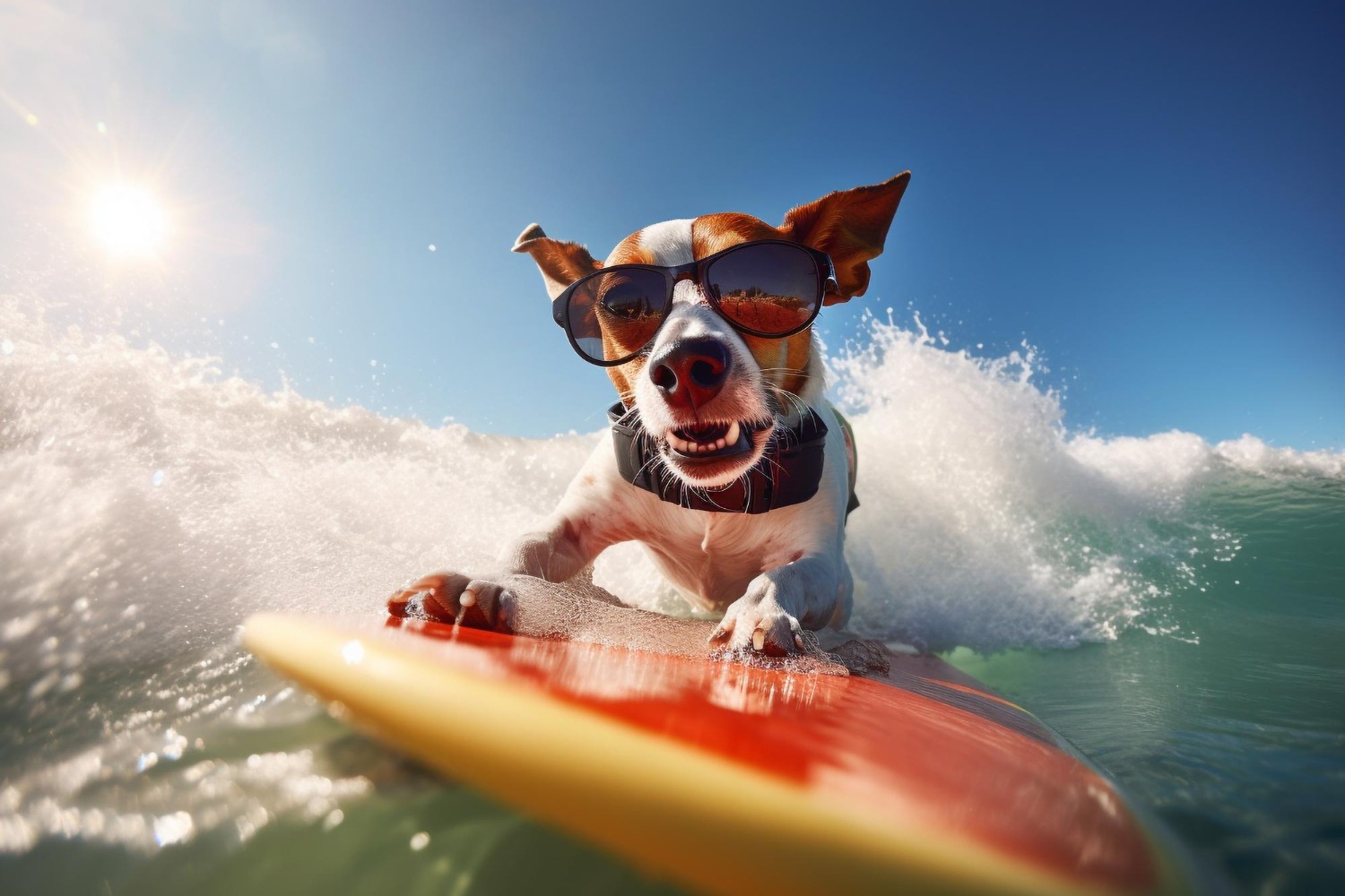 Perros surfistas tomaron Flagler Beach en peculiar competencia canina ...