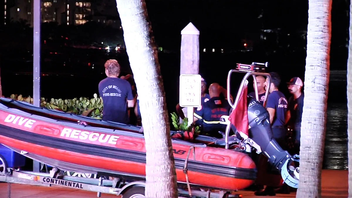 Choque mortal entre bote y Ferry de Fisher Island en Miami