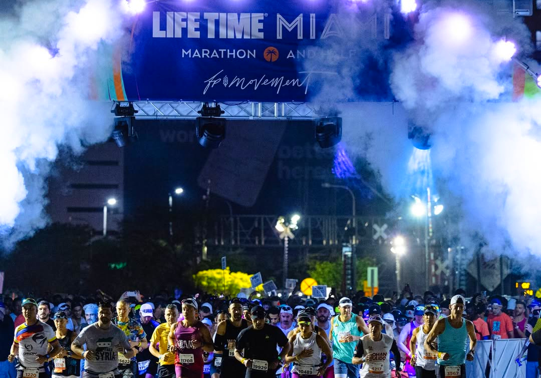 Una carrera codiciada: registro para el Life Time Miami Marathon rompe ...