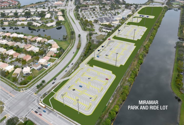Nueva estación de Park & Ride conectará Miramar Miami