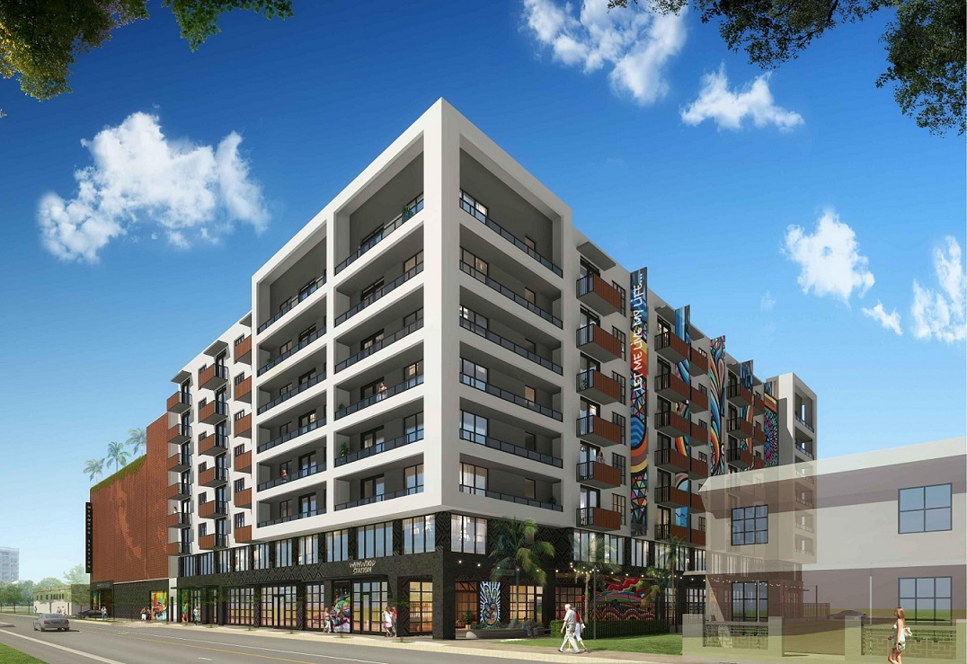 Project in Wynwood features a rusted facade and an "iconic" clock tower ...
